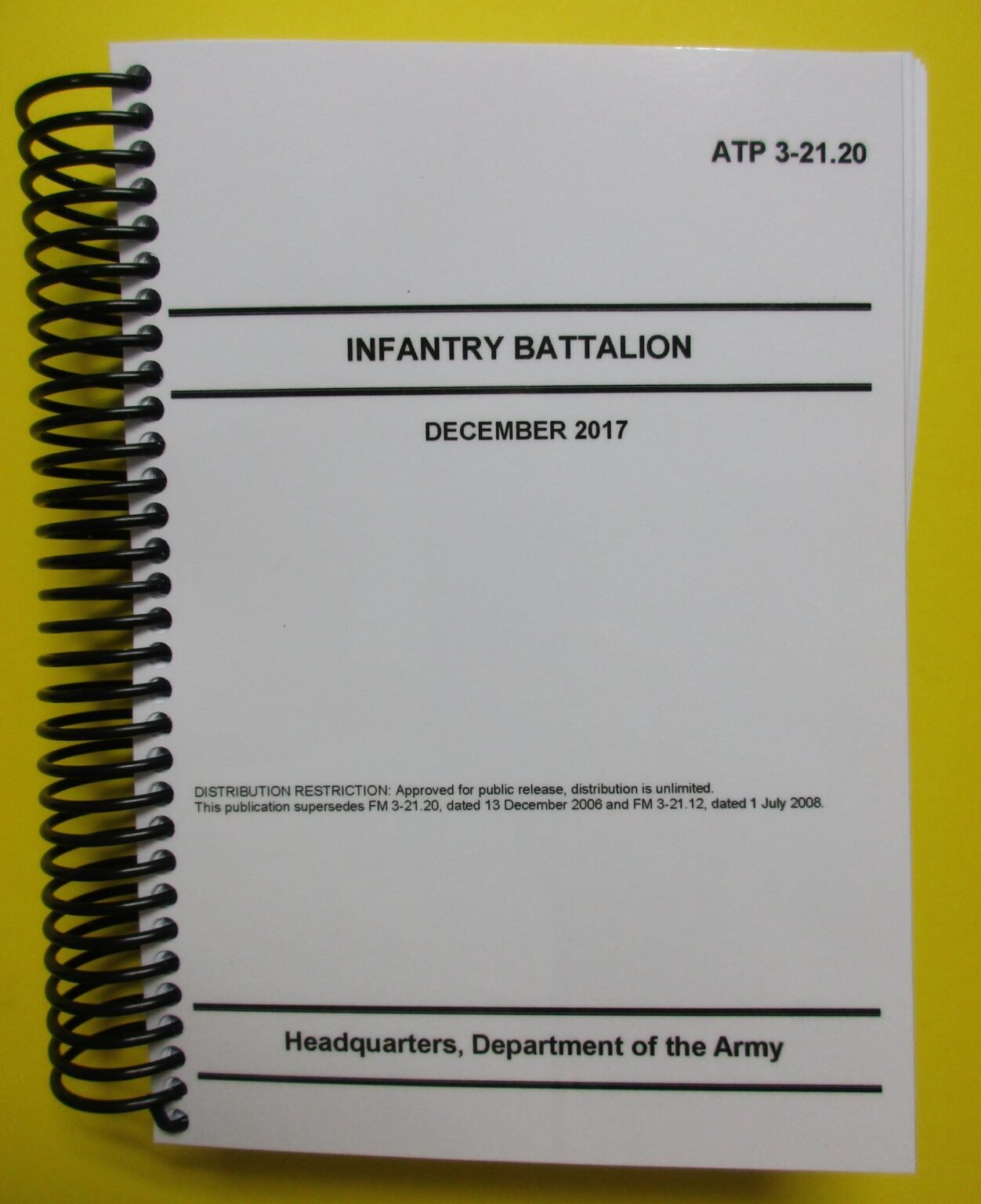 ATP 3-21.20 Infantry Battalion – 2017 – BIG size – My Army Publications