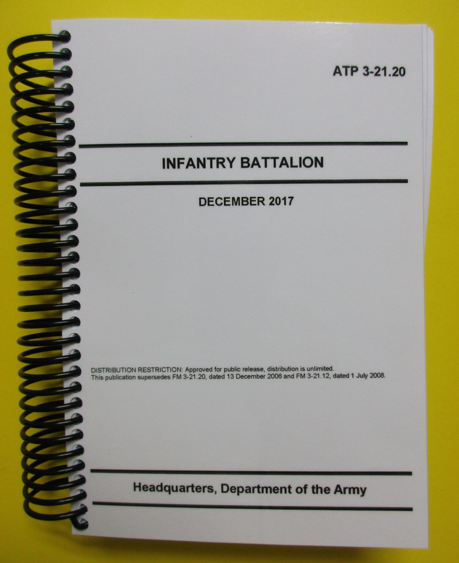 ATP 3-21.20 Infantry Battalion – 2017 – BIG size – My Army Publications