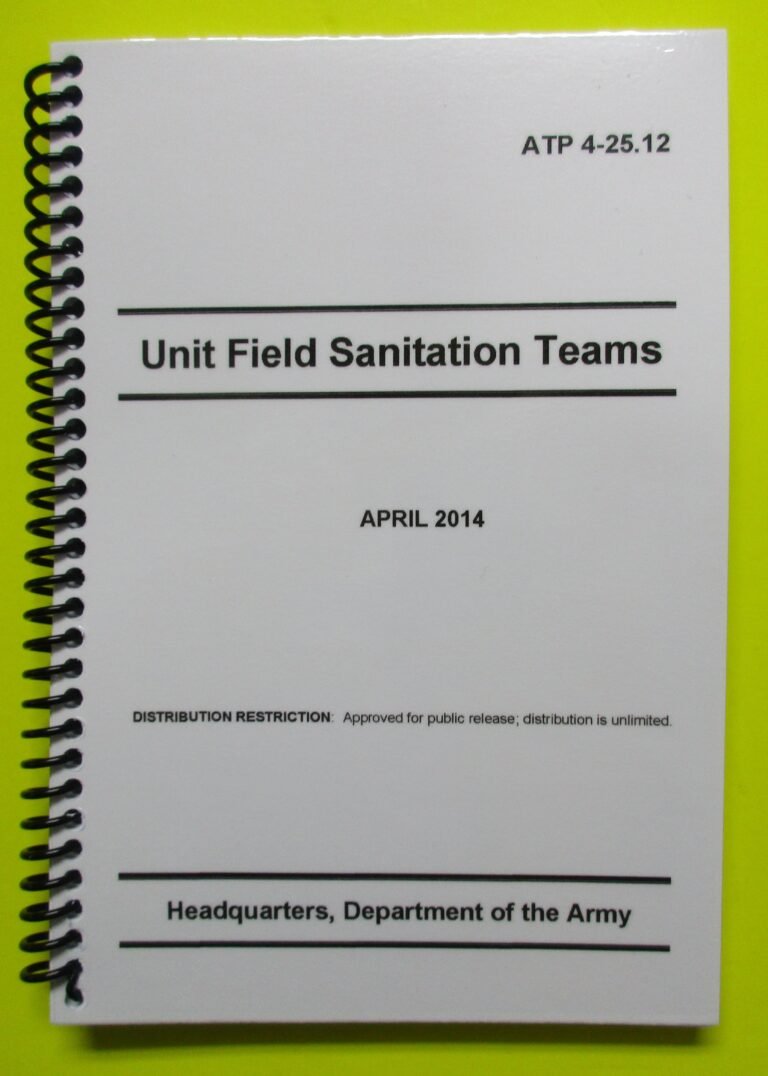 ATP 4-25.12 Unit Field Sanitization Teams – 2014 – BIG size – My Army Publications