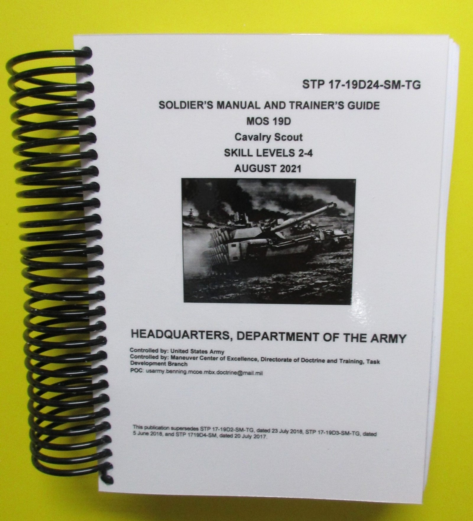 STP 17-19D24-SM Soldier’s Manual Cavalry Scout, MOS 19D SL 2-4 – mini ...