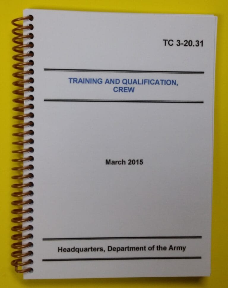 TC 3-20.31, Training and Qualification – Crew – 2015 – Mini size – My ...
