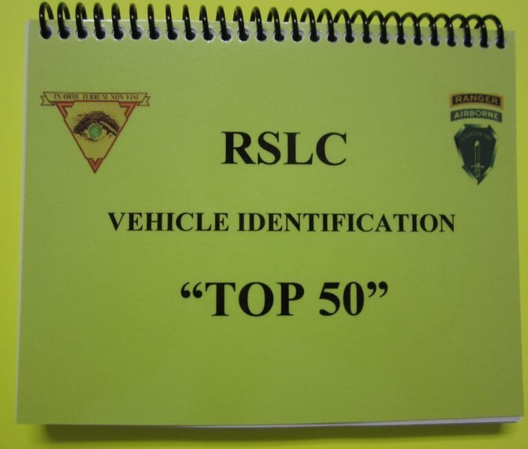 TOP 50 – RSLC Vehicle Identification – My Army Publications