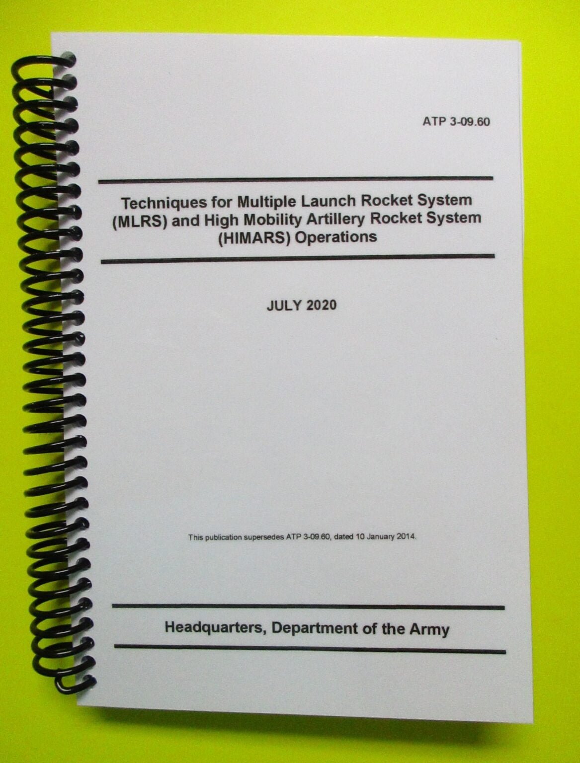 ATP 3-09.60 Multi Launch Rocket Sys (MLRS) & HIMARS Opns – BIG – My ...