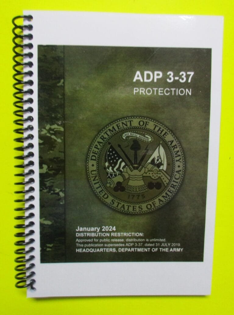 ADP 3-37 Protection – 2024 – BIG size – My Army Publications