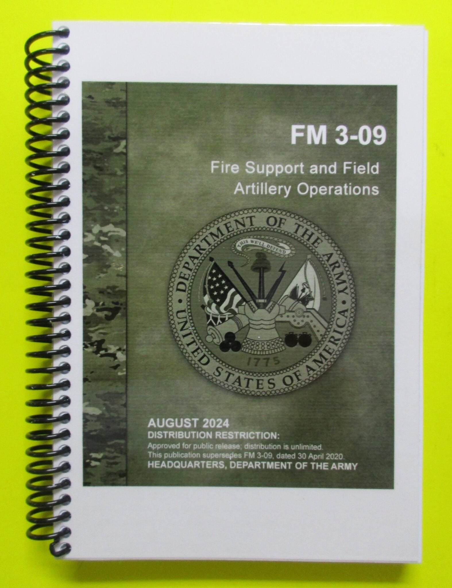 FM 3-09, Fire Support & Field Arty Opns – 2024 – BIG size – My Army ...
