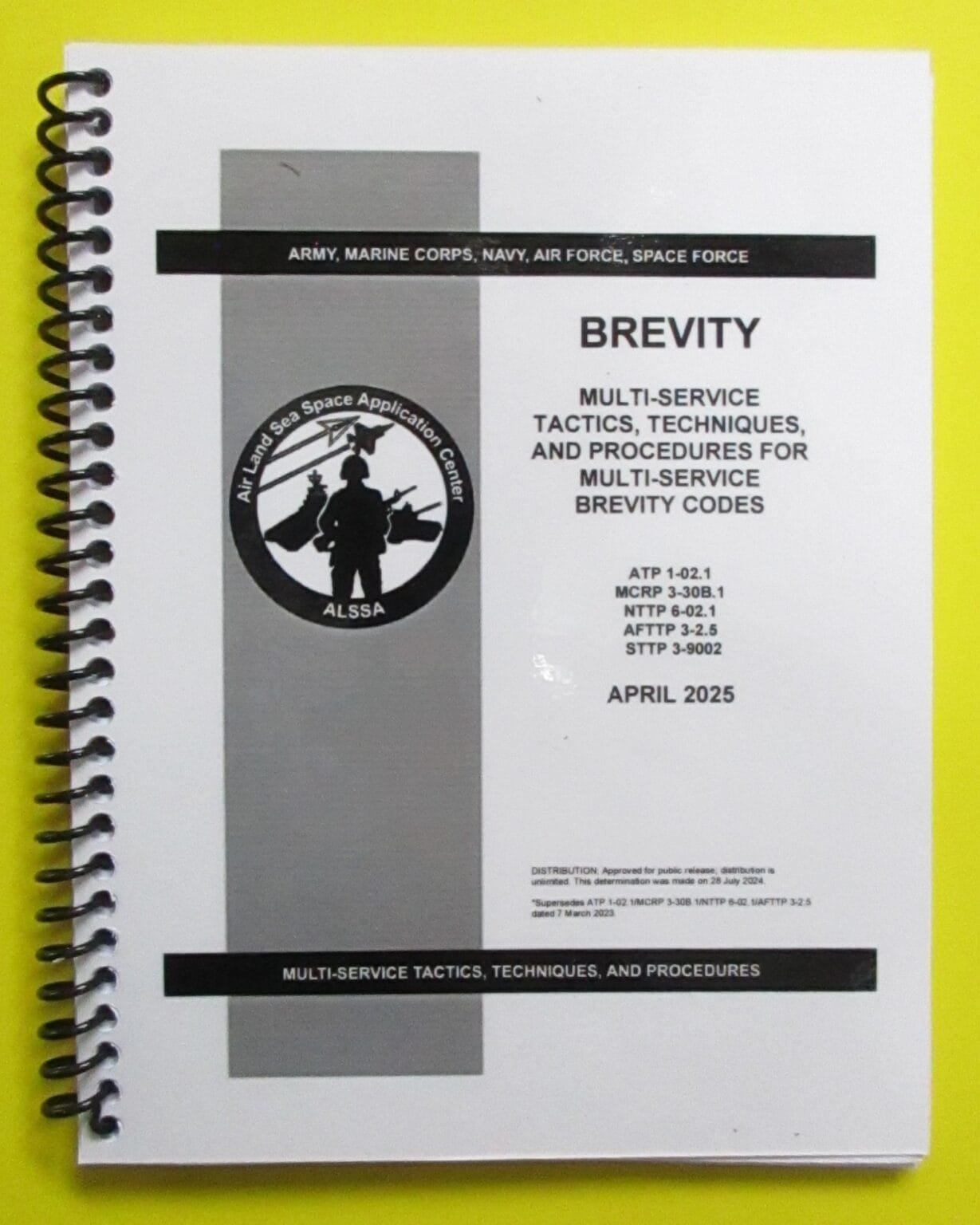ATP 1-02.1 Brevity Codes – 2025 – BIG size – My Army Publications