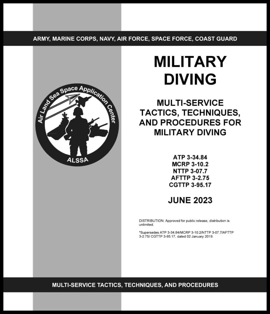 ATP 3-34.84 Military Diving – 2023 – Mini size – My Army Publications