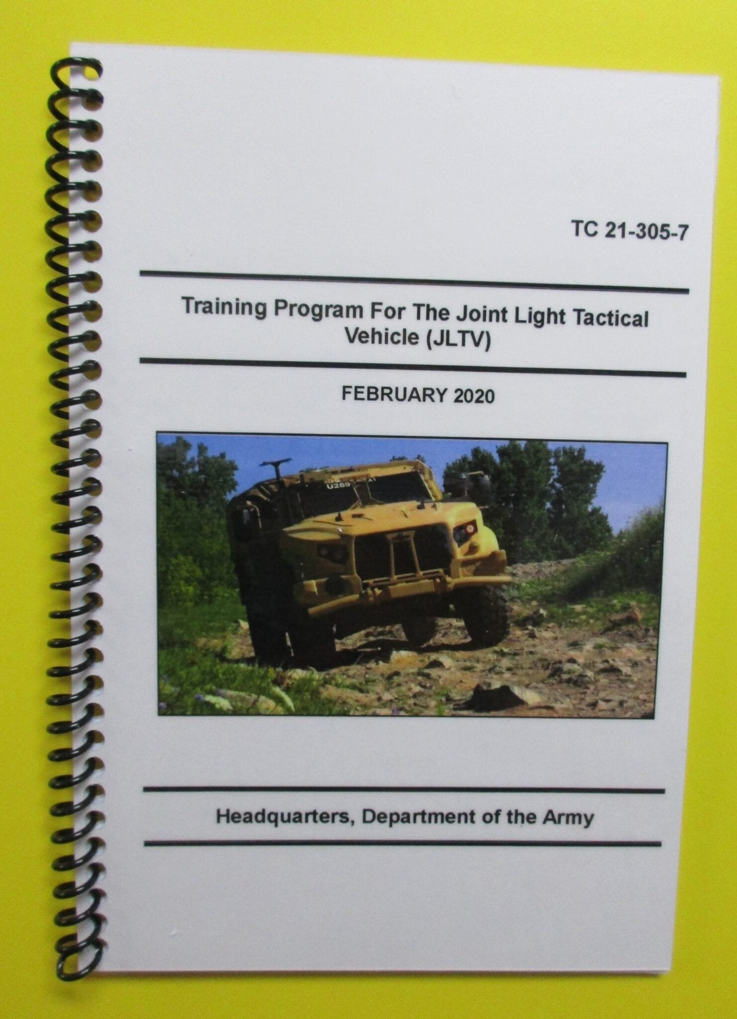 TC 21-305-7 Training Program For The Joint Light Tactical Vehicle (JLTV ...