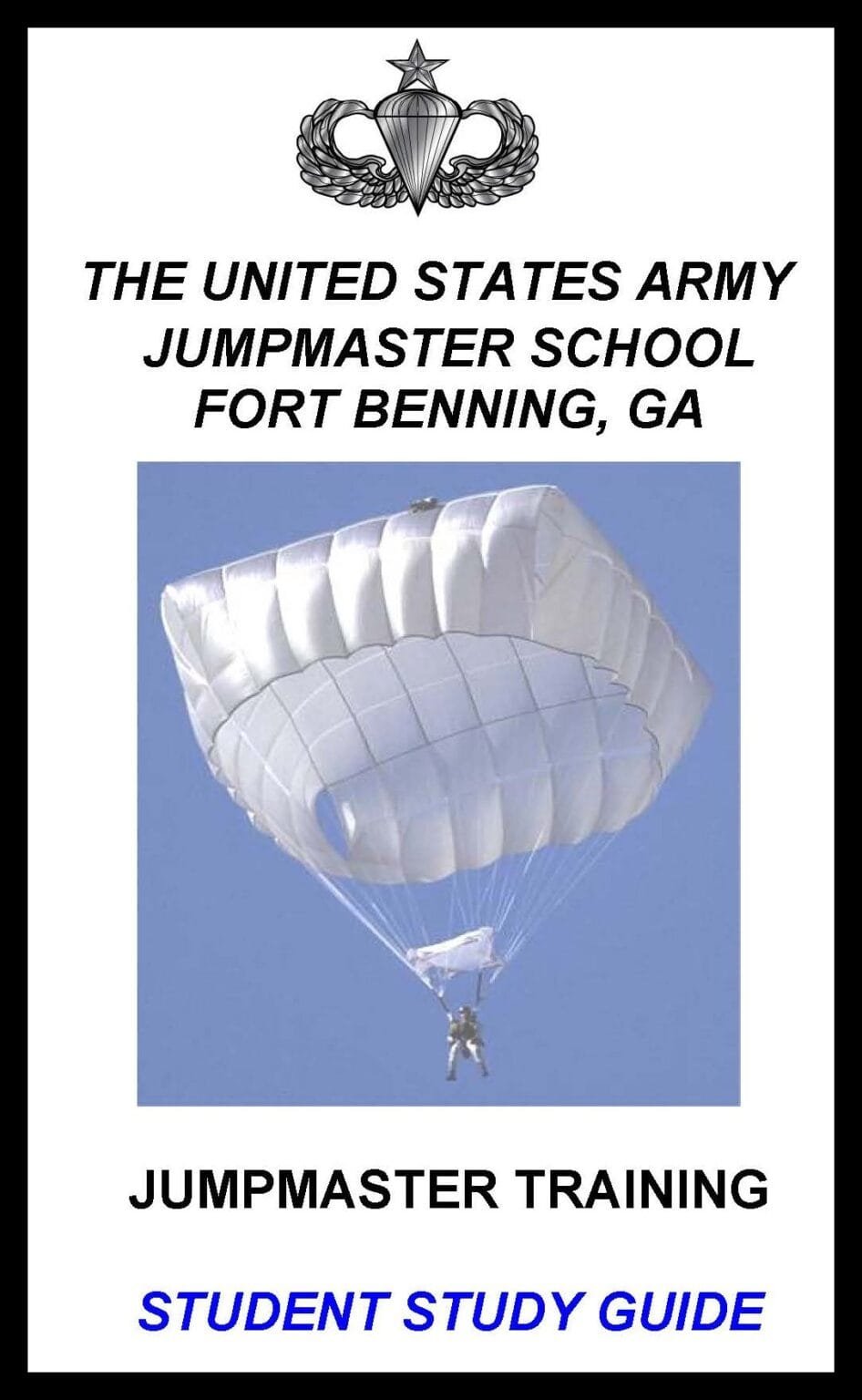 JUMPMASTER SCHOOL – Fort Benning – 2025 – BIG size – My Army Publications